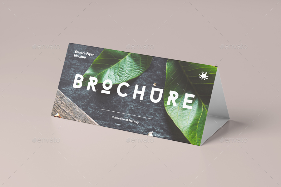 Triangle DL Brochure Stand Mock-up, Graphics | GraphicRiver