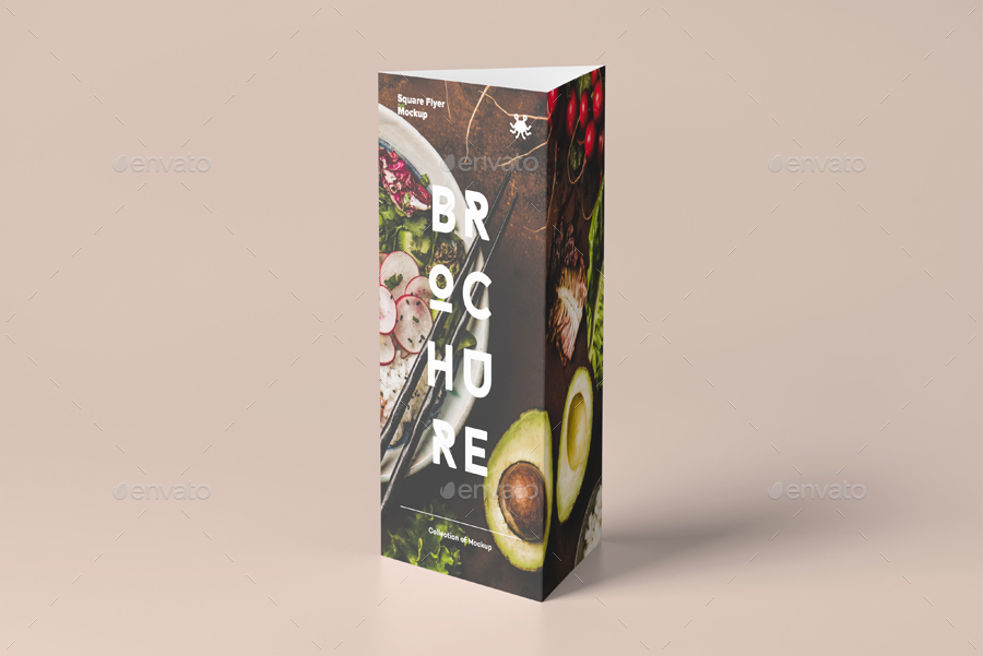 Triangle DL Brochure Stand Mock-up, Graphics | GraphicRiver