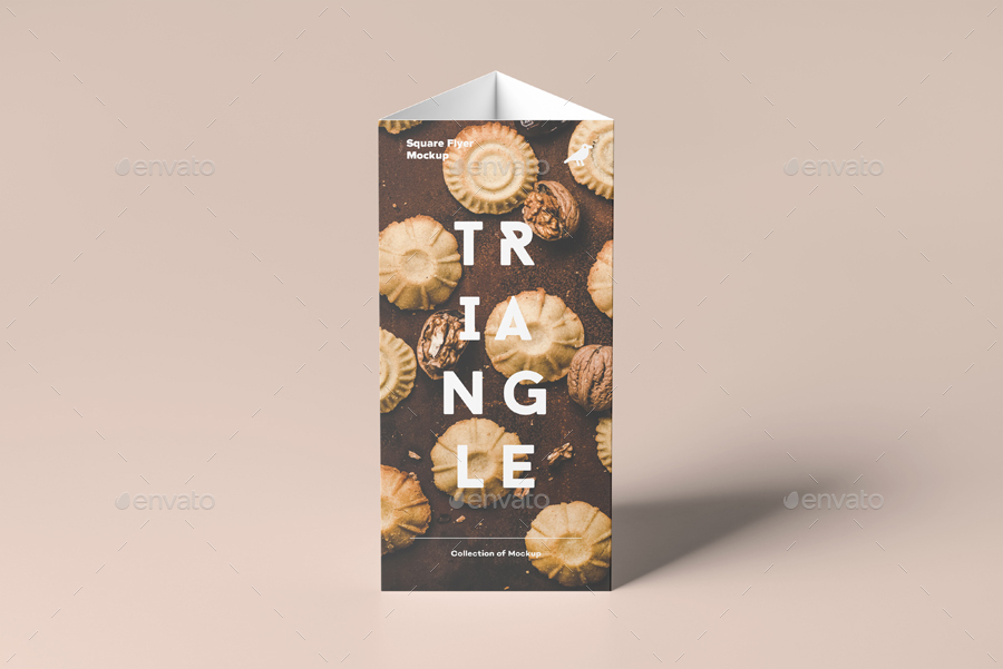 Triangle DL Brochure Stand Mock-up, Graphics | GraphicRiver