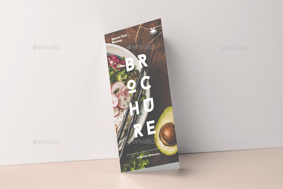 Triangle DL Brochure Stand Mock-up, Graphics | GraphicRiver