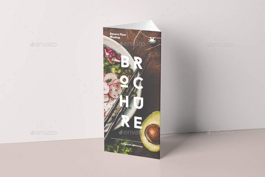 Triangle DL Brochure Stand Mock-up, Graphics | GraphicRiver