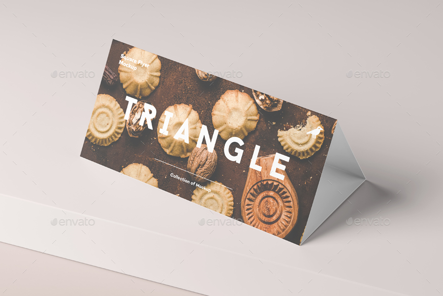 Triangle DL Brochure Stand Mock-up, Graphics | GraphicRiver