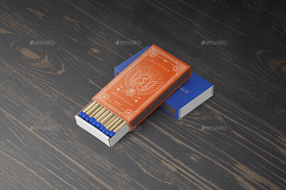 Match Box Mock-Ups Vol.1, Graphics | GraphicRiver