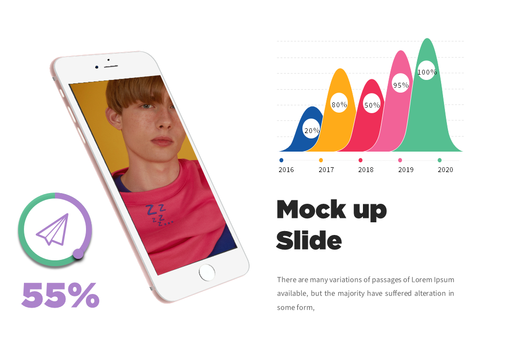 Colorful A4 Modern Minimal Powerpoint, Presentation Templates ...