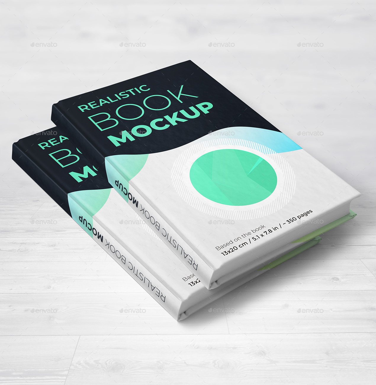 Book Mockup - Realistic Hardcover version vol.1, Graphics | GraphicRiver