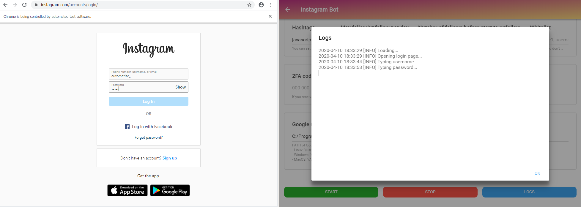Social Bot - Instagram and Twitter Bot by Automatize | CodeCanyon