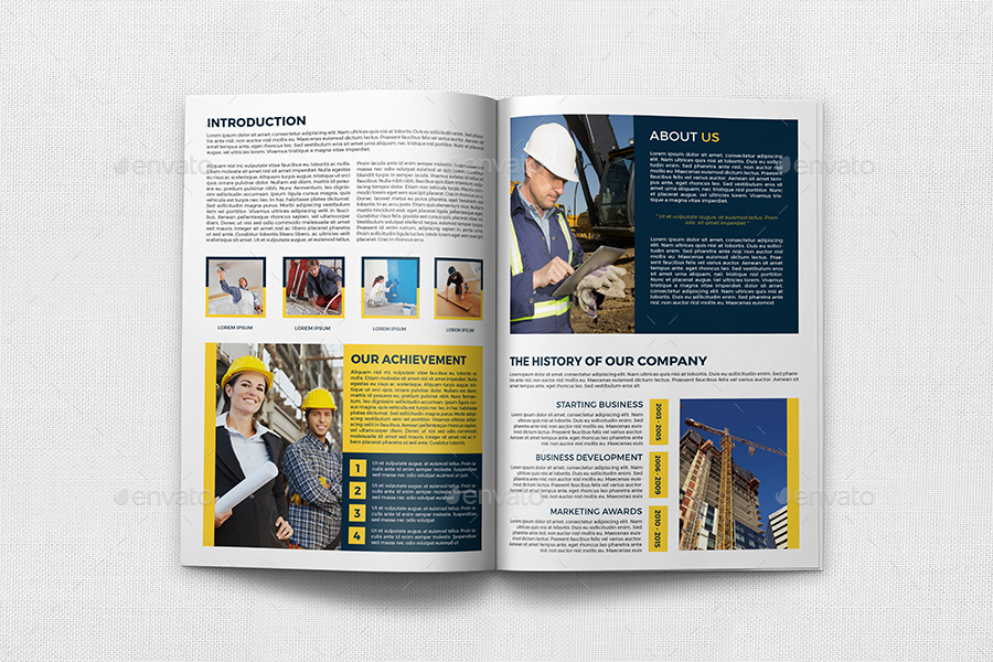 Construction Company Brochure Bundle Vol.3, Print Templates | GraphicRiver