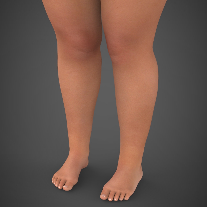 Realistic Fat Woman by CgTools | 3DOcean