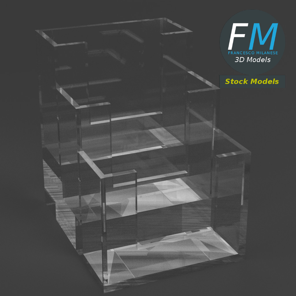 Acrylic counter display by FrancescoMilanese85 | 3DOcean