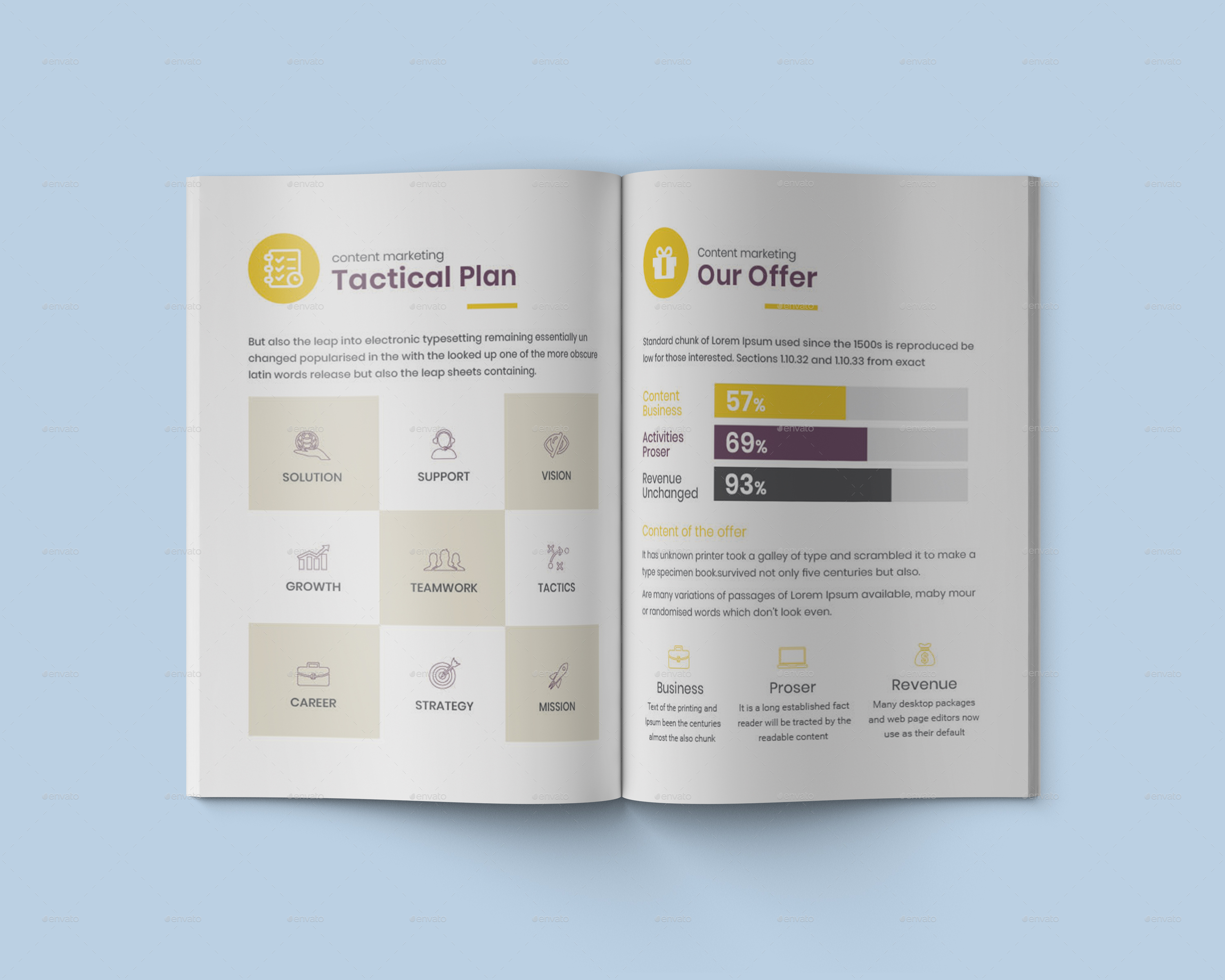 Content Marketing Proposal, Print Templates | GraphicRiver