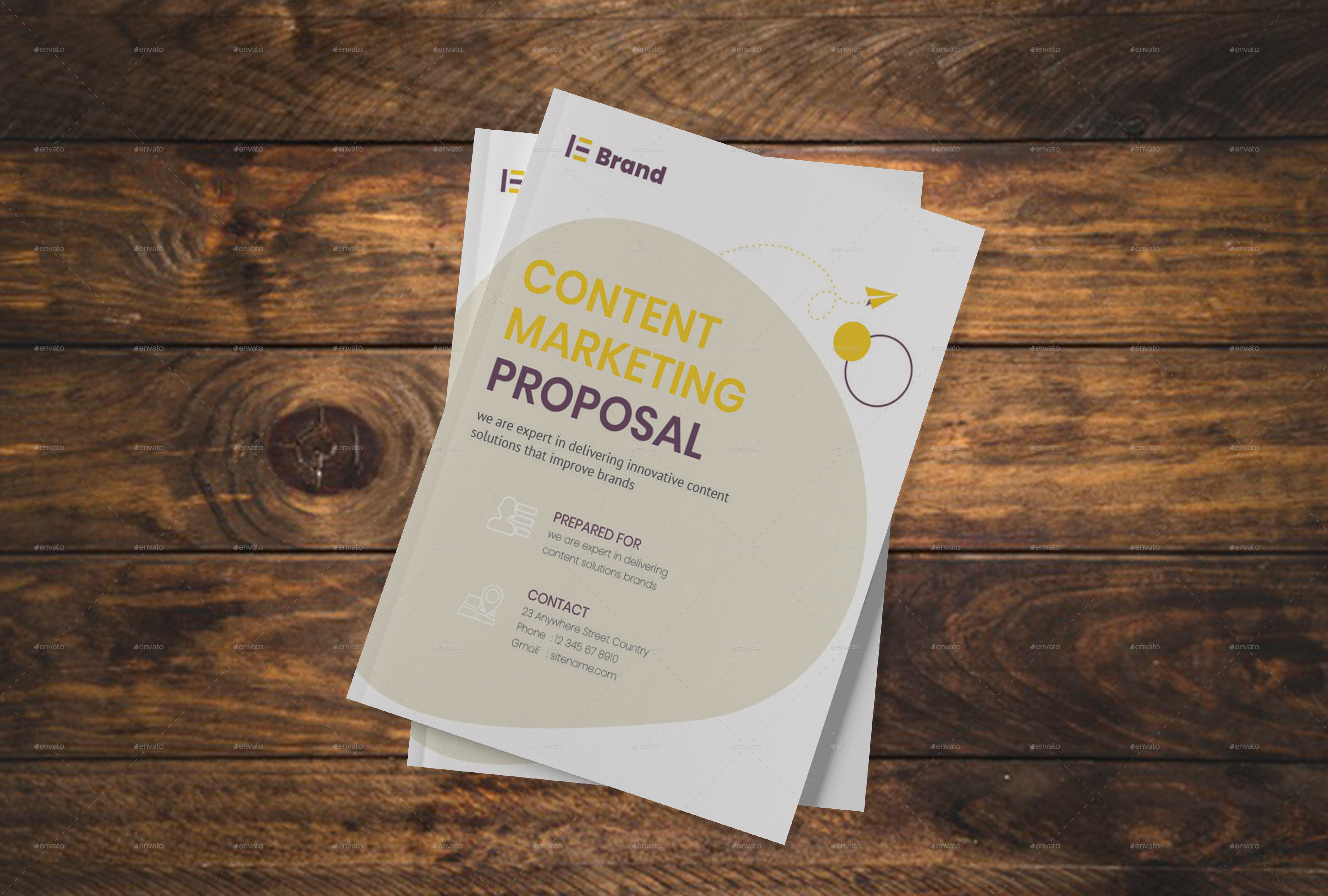 Content Marketing Proposal, Print Templates | GraphicRiver