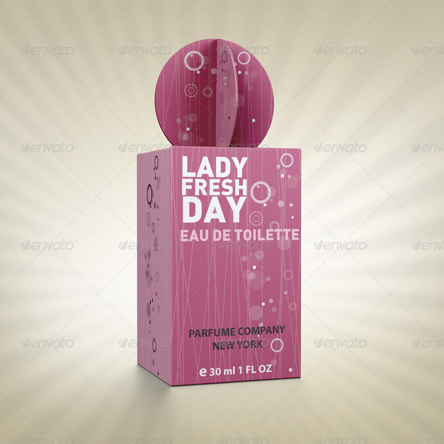 Fresh Perfume and Fragrance Package Template, Print Templates ...