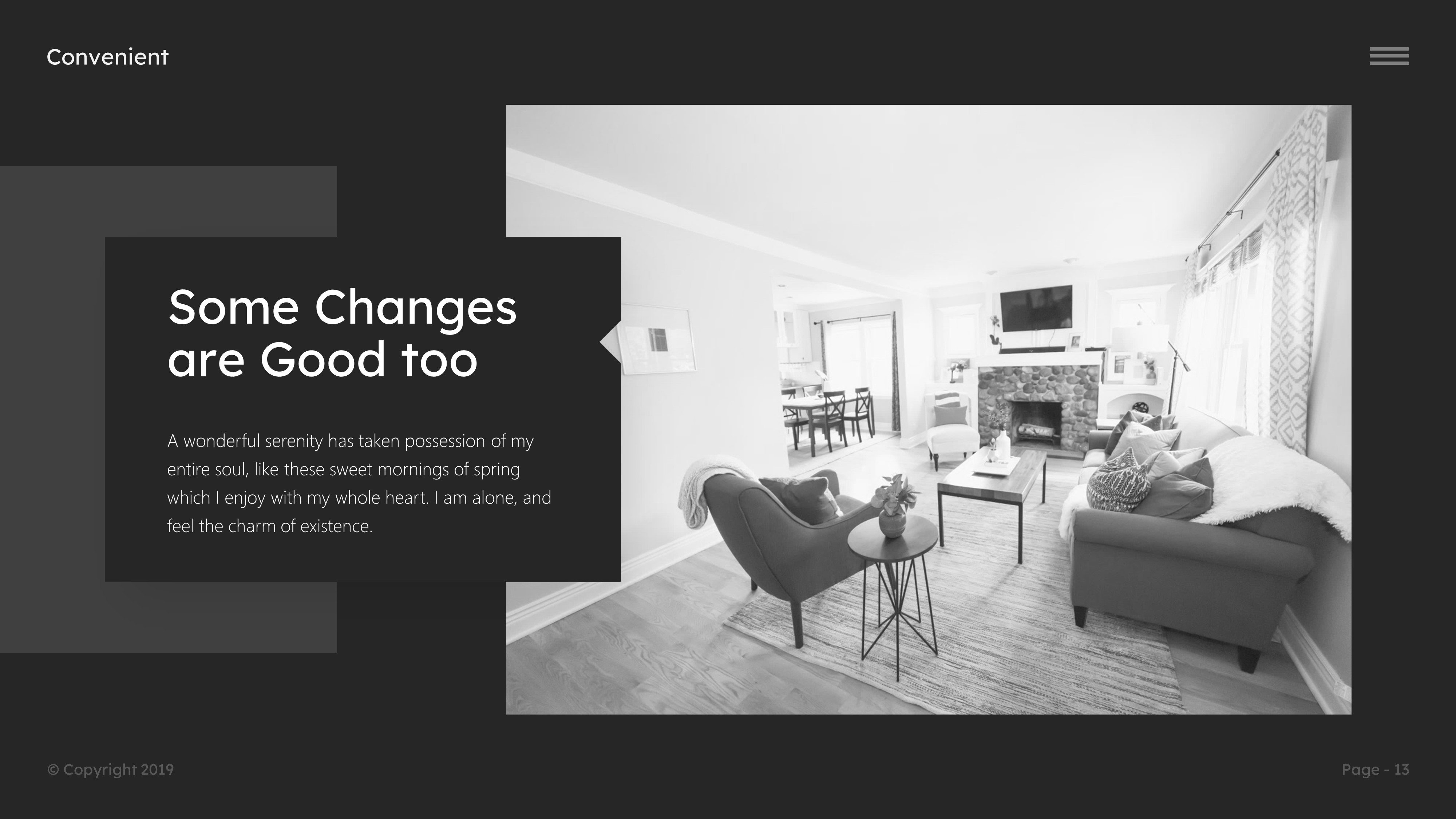 Convenient Interior Exterior Keynote Presentation Template Fully ...