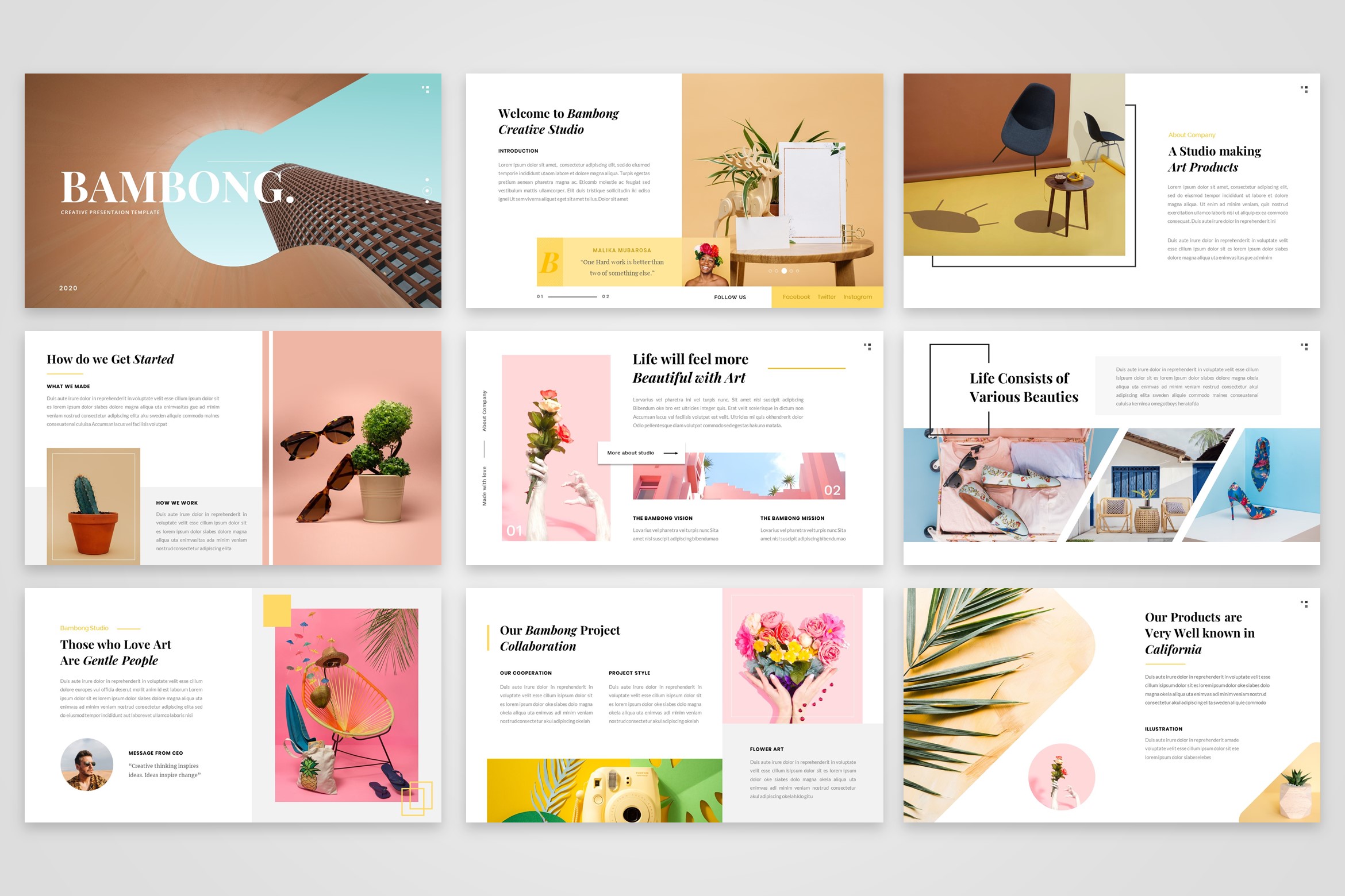 NitamataStd Google Slides Bundle Vol.1, Presentation Templates ...