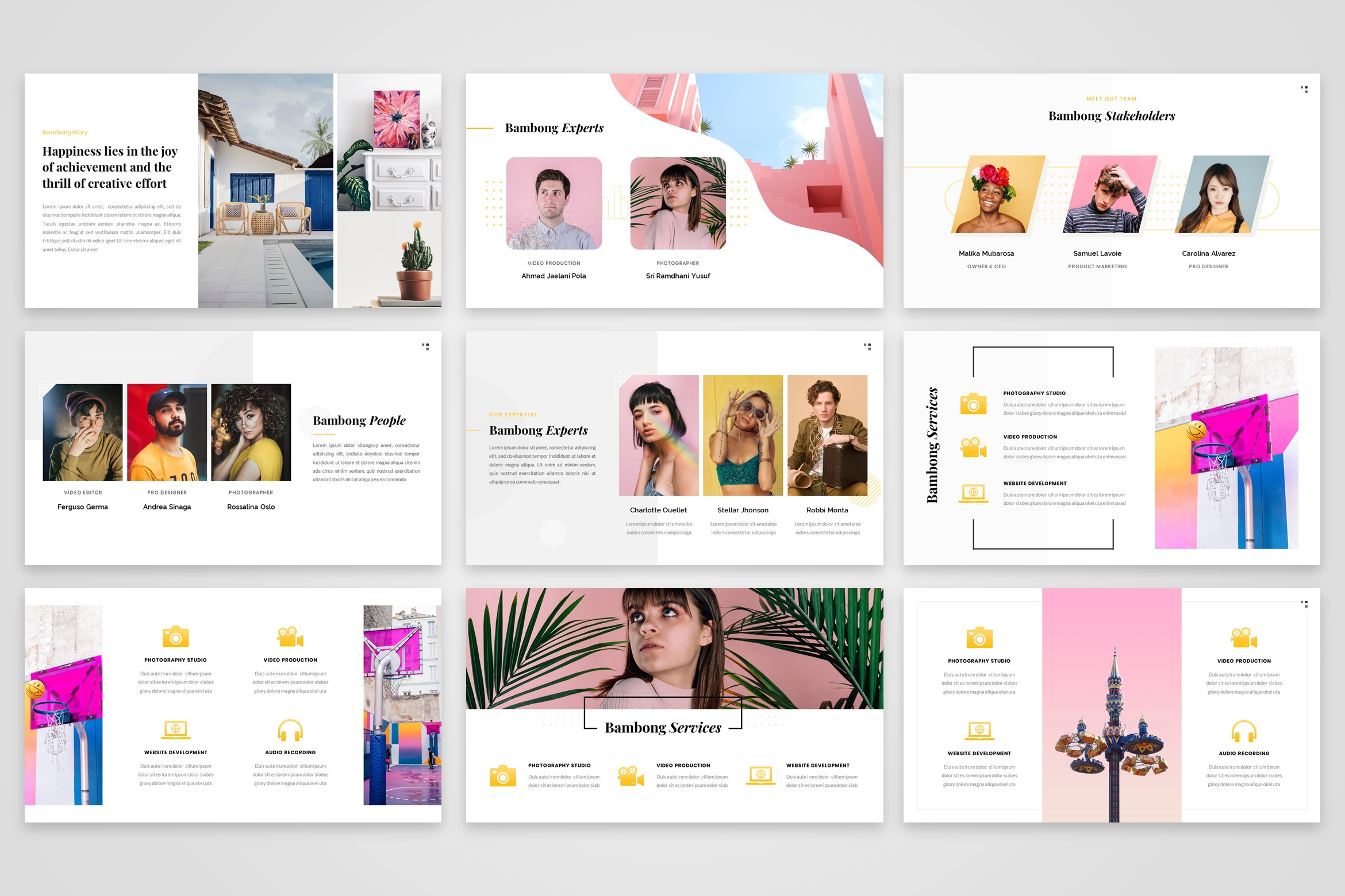 NitamataStd Google Slides Bundle Vol.1, Presentation Templates ...
