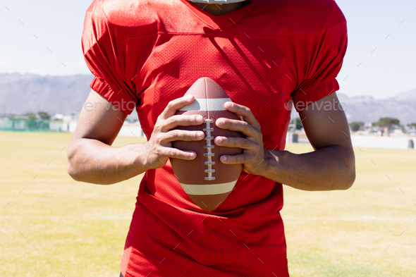 Football player with ball Stock Photo by Wavebreakmedia | PhotoDune