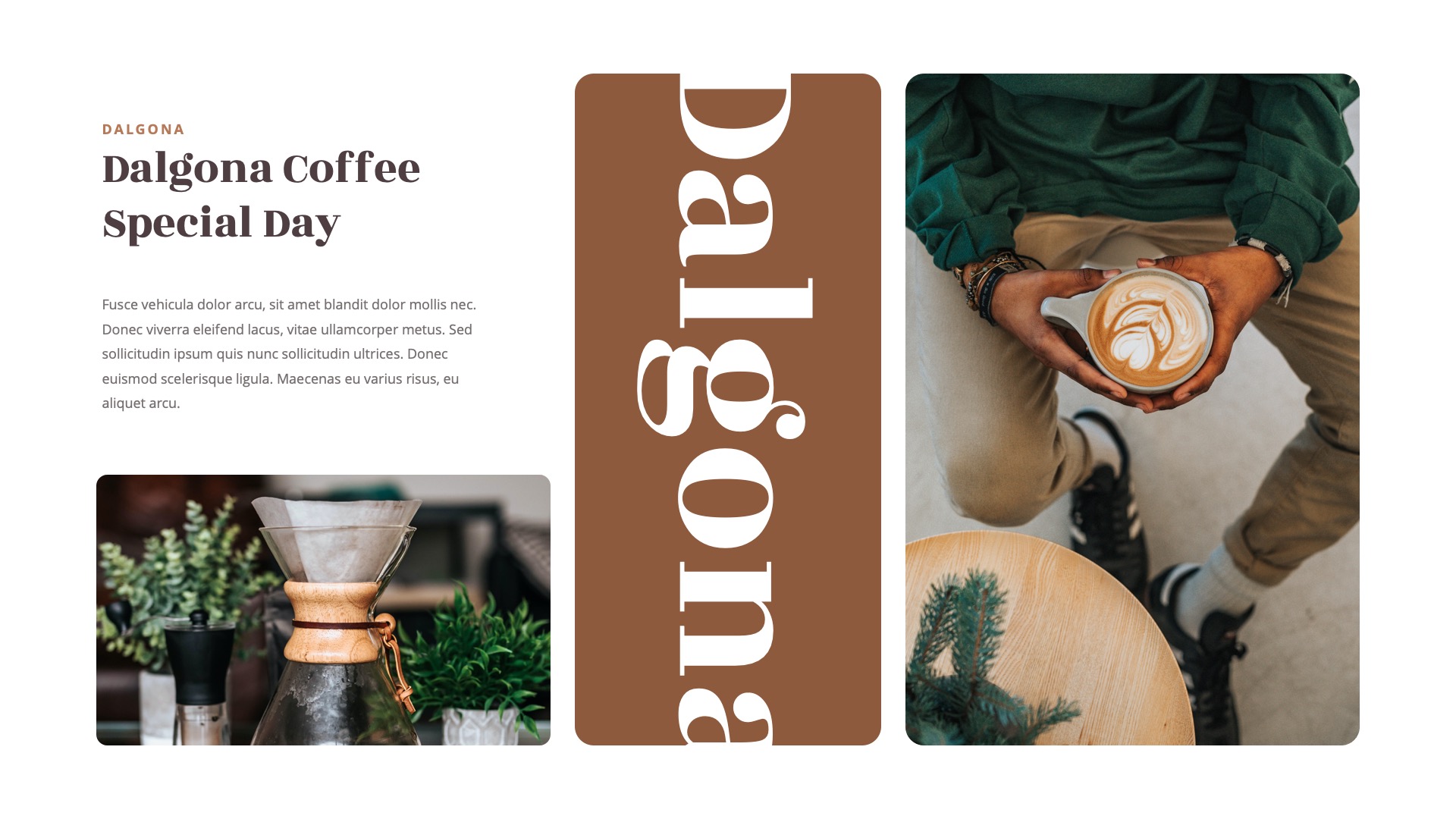DALGONA - Coffee Shop & Cafe Powerpoint Template, Presentation Templates