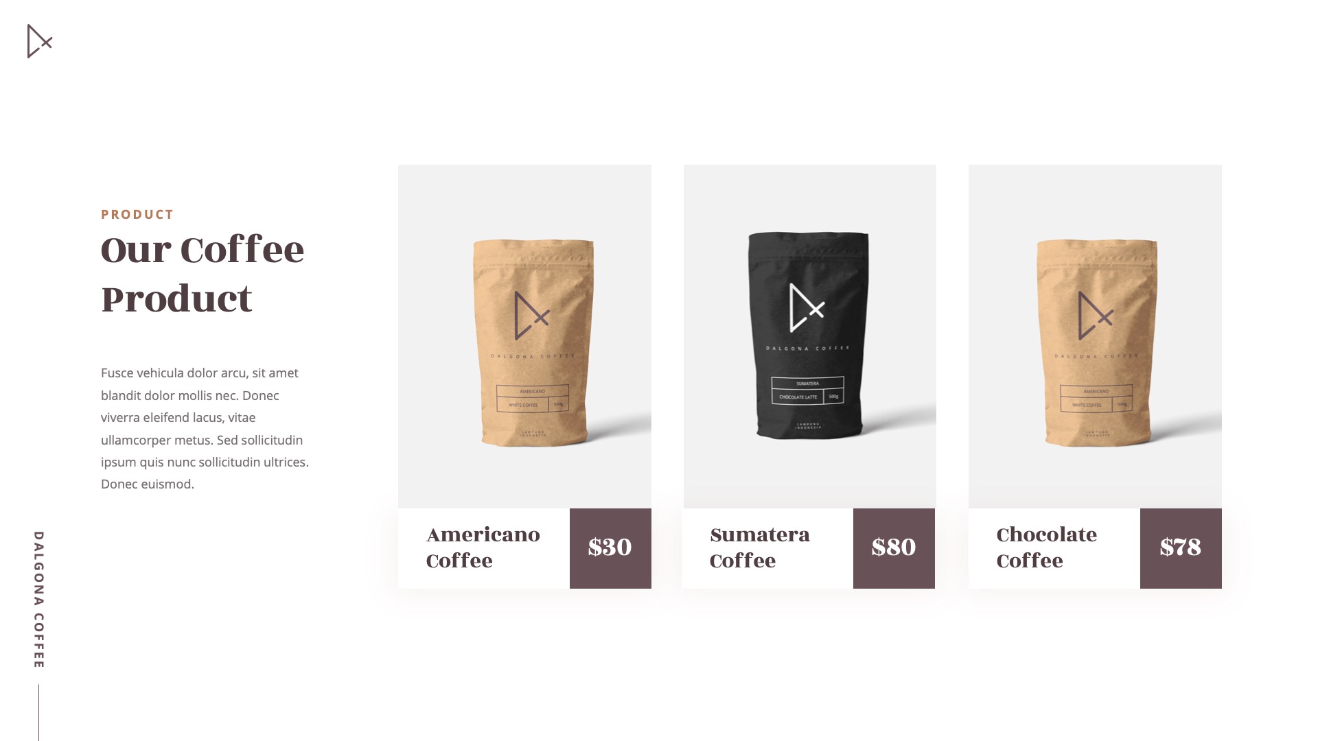 DALGONA - Coffee Shop & Cafe Keynote Template, Presentation Templates