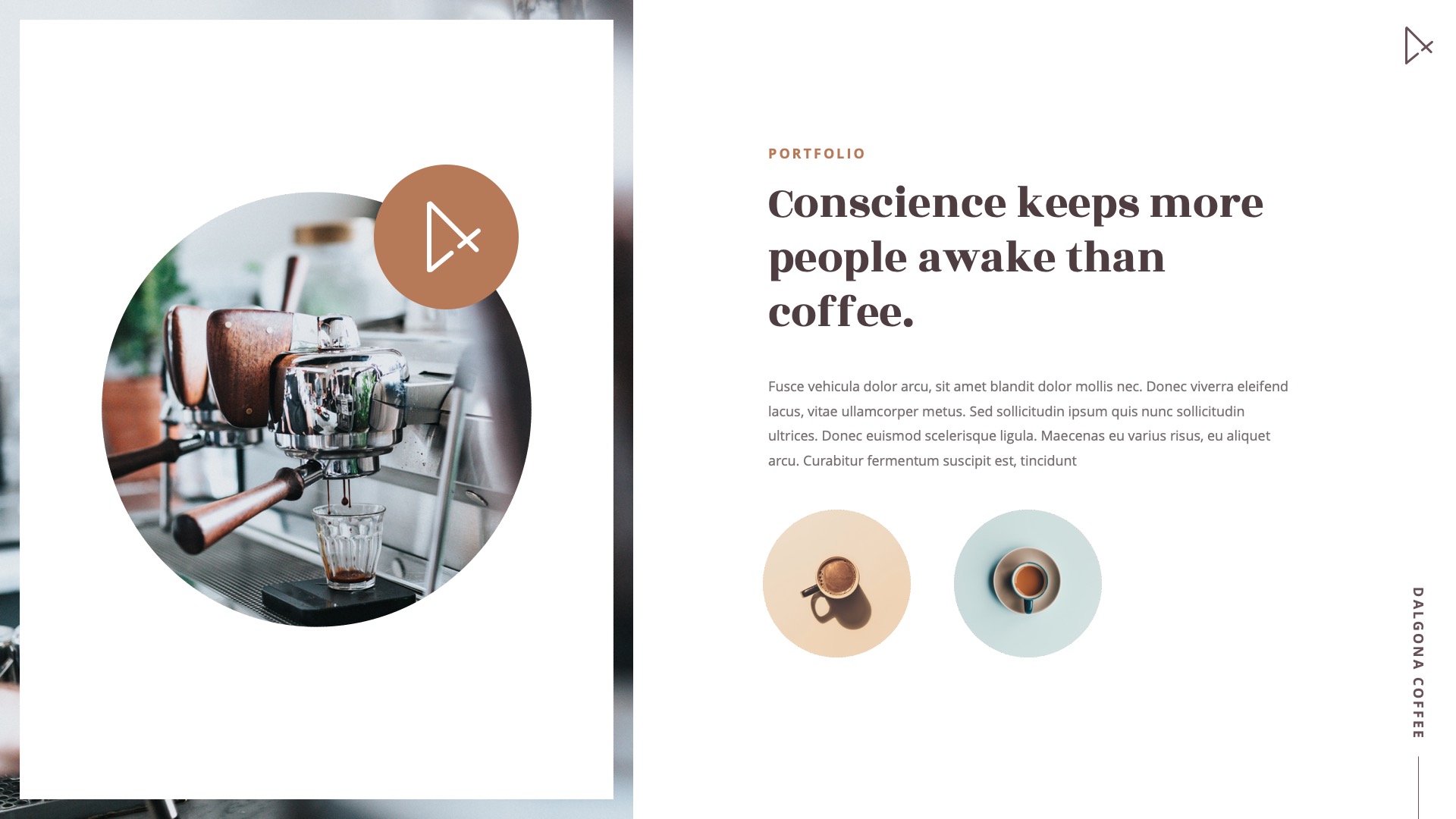 DALGONA - Coffee Shop & Cafe Keynote Template, Presentation Templates