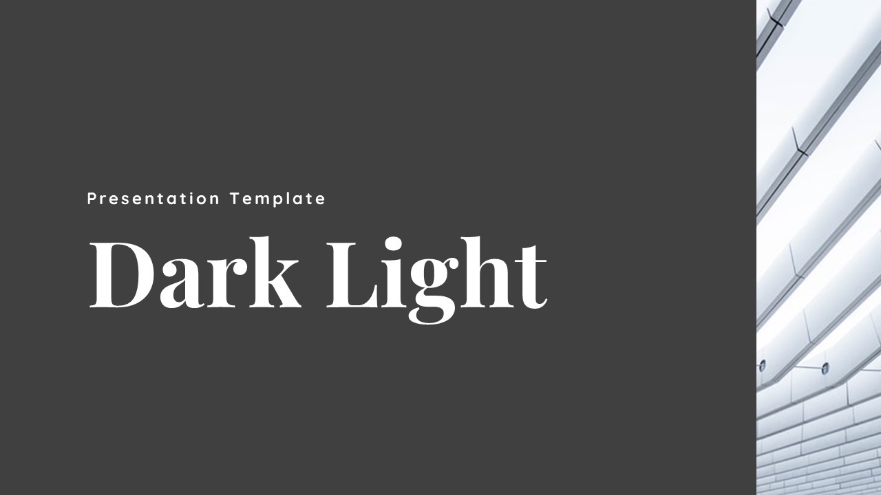 Dark Light Powerpoint Template, Presentation Templates | GraphicRiver