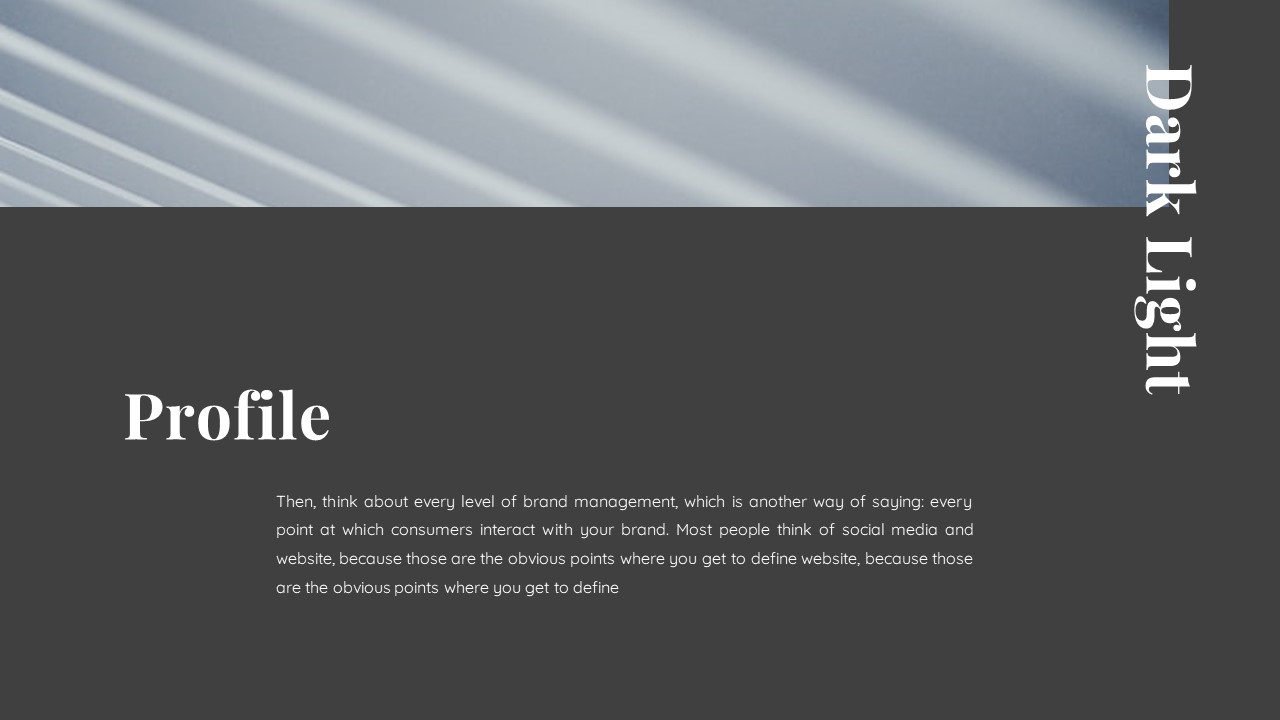 Dark Light Powerpoint Template, Presentation Templates | GraphicRiver