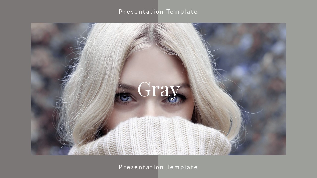 Gray Google Slide Template, Presentation Templates | GraphicRiver