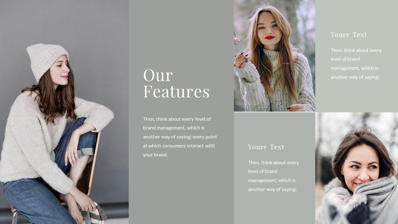 Gray Google Slide Template, Presentation Templates | GraphicRiver