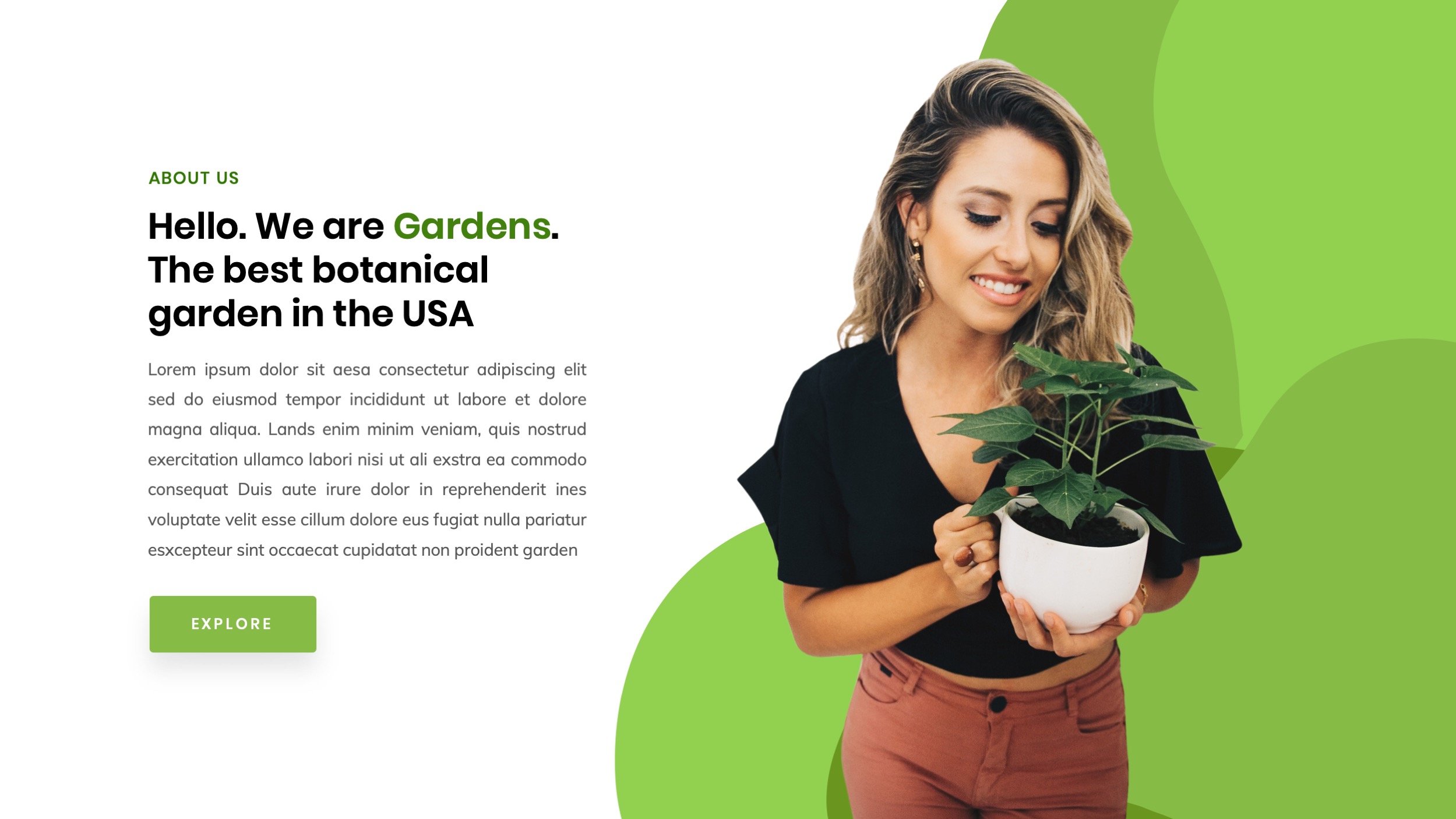 Garden & Landscaping PowerPoint Template, Presentation Templates ...