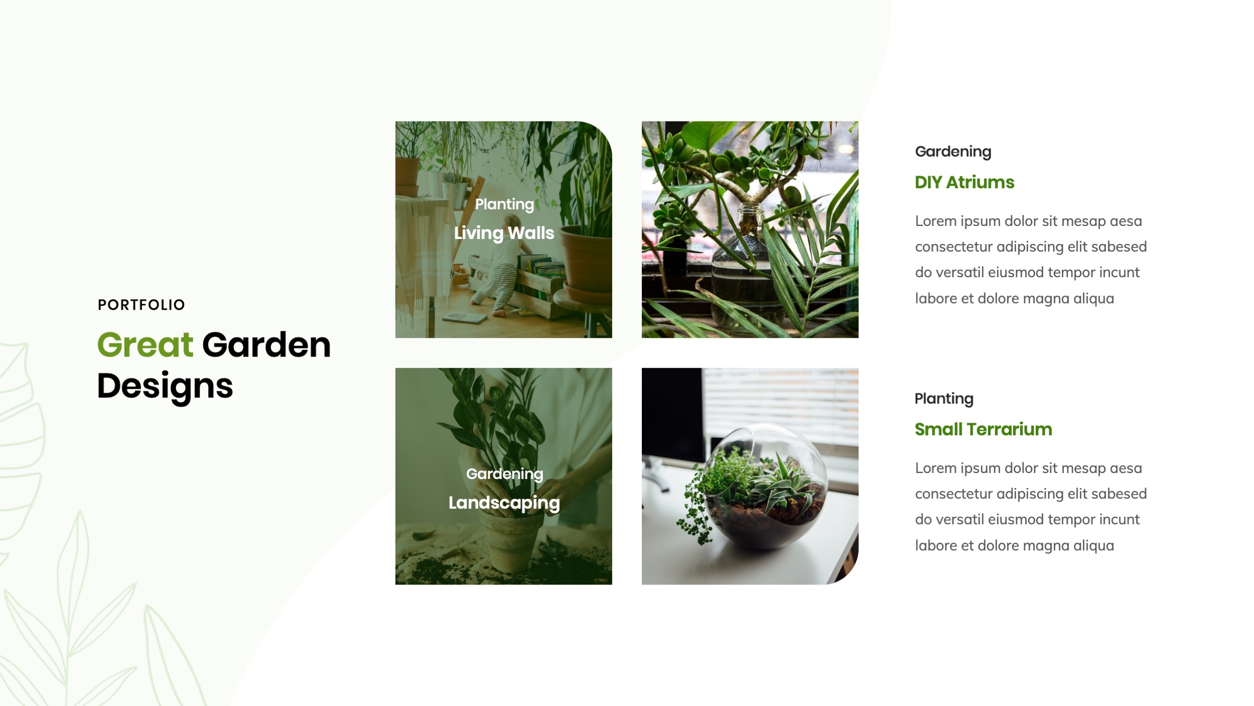 Garden & Landscaping PowerPoint Template, Presentation Templates ...