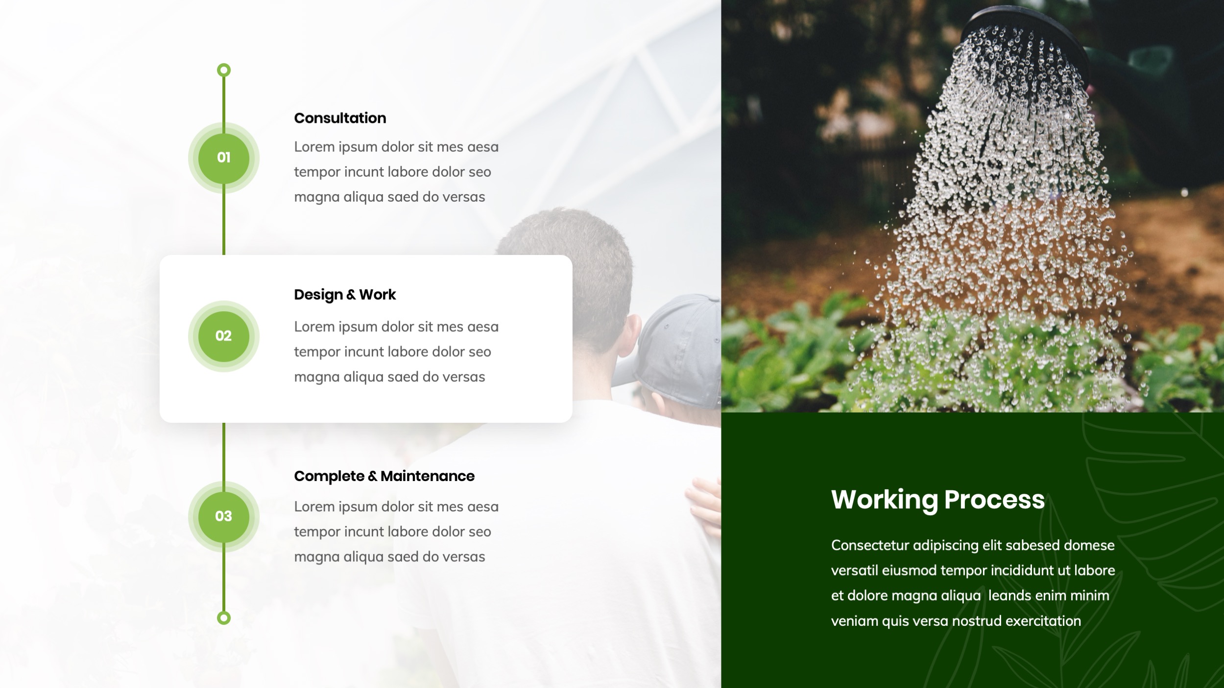 Garden & Landscaping PowerPoint Template, Presentation Templates ...