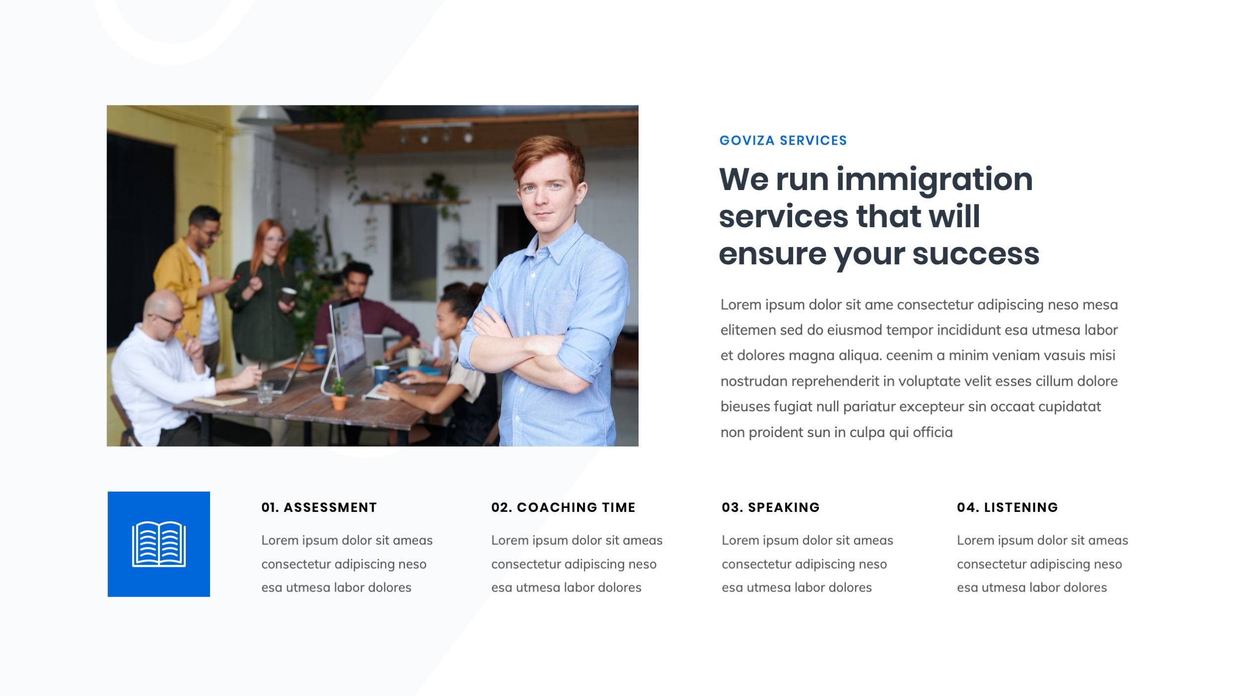 Immigration Consulting Google Slides Template, Presentation Templates