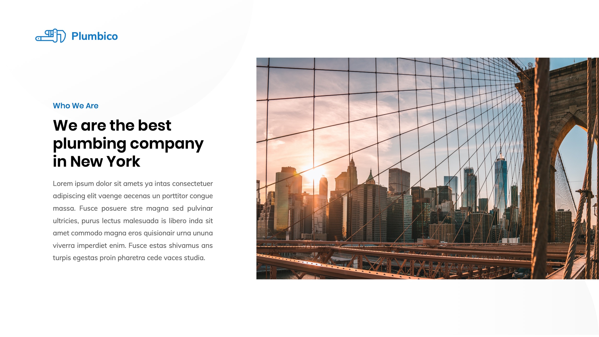 Plumbing & Repair Services PowerPoint Template, Presentation Templates