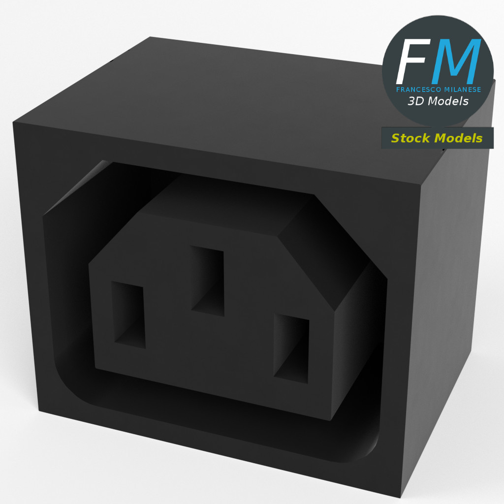Power outlet socket by FrancescoMilanese85 | 3DOcean