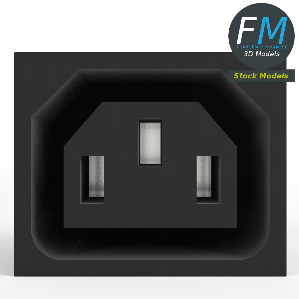 Power outlet socket by FrancescoMilanese85 | 3DOcean