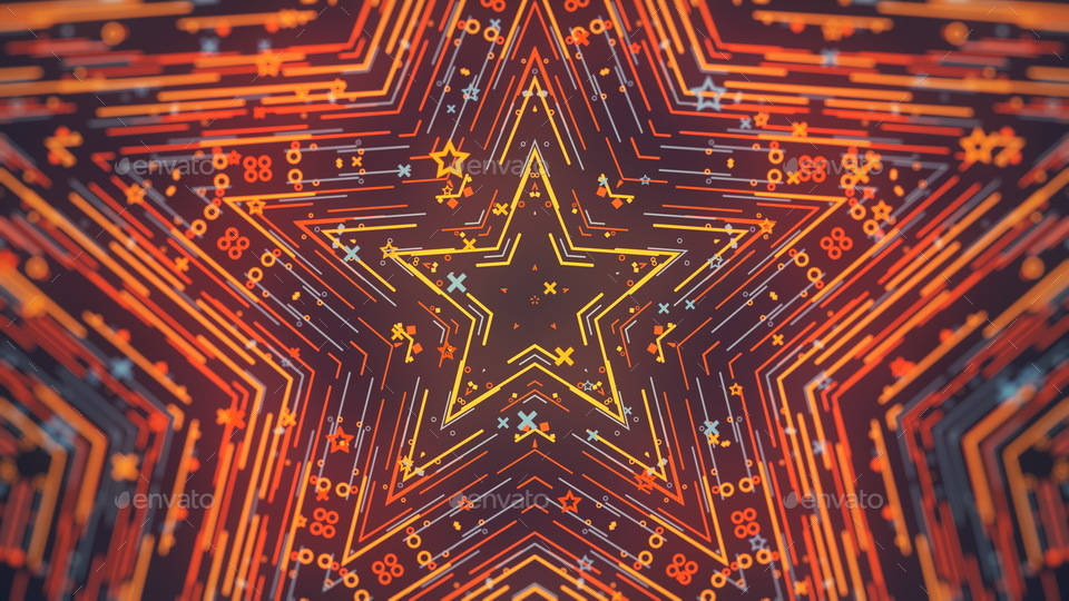 Colorful Abstract Star, Graphics | GraphicRiver