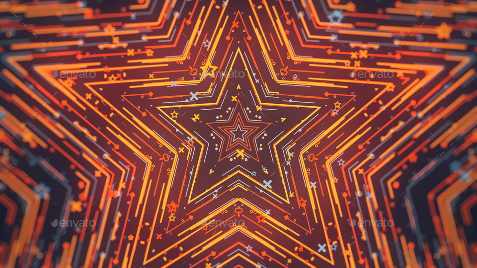 Colorful Abstract Star, Graphics | GraphicRiver