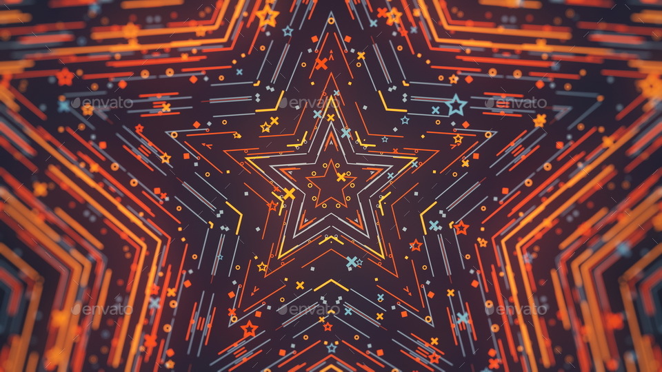 Colorful Abstract Star, Graphics | GraphicRiver