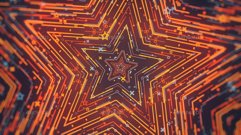 Colorful Abstract Star, Graphics | GraphicRiver