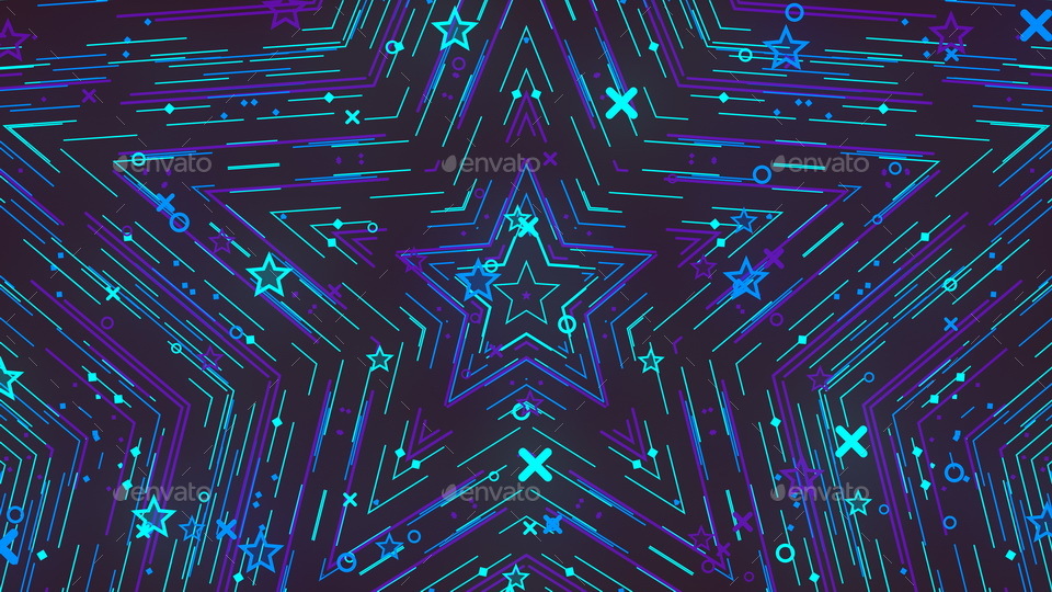 Blue Abstract Star, Graphics | GraphicRiver