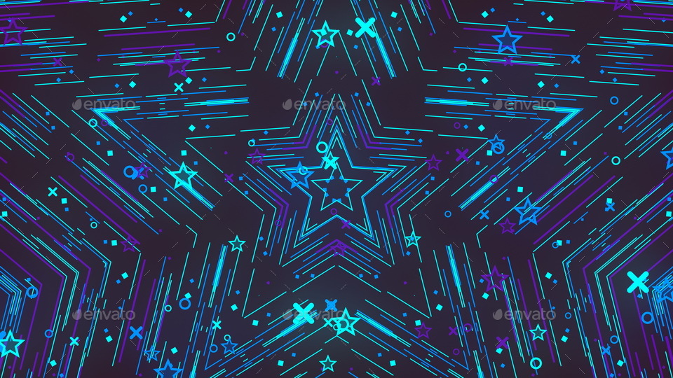 Blue Abstract Star, Graphics | GraphicRiver