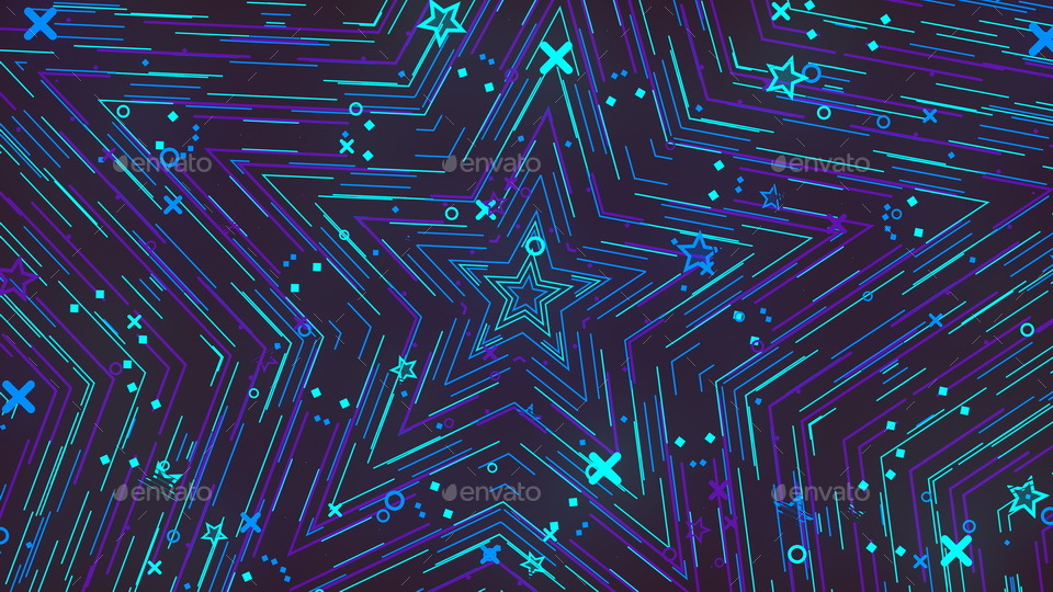 Blue Abstract Star by provitaly | GraphicRiver