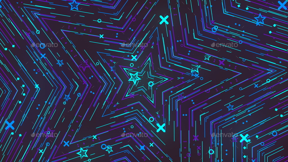 Blue Abstract Star, Graphics | GraphicRiver