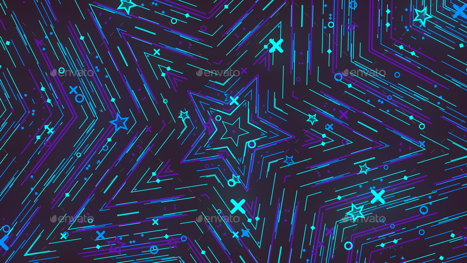 Blue Abstract Star, Graphics | GraphicRiver