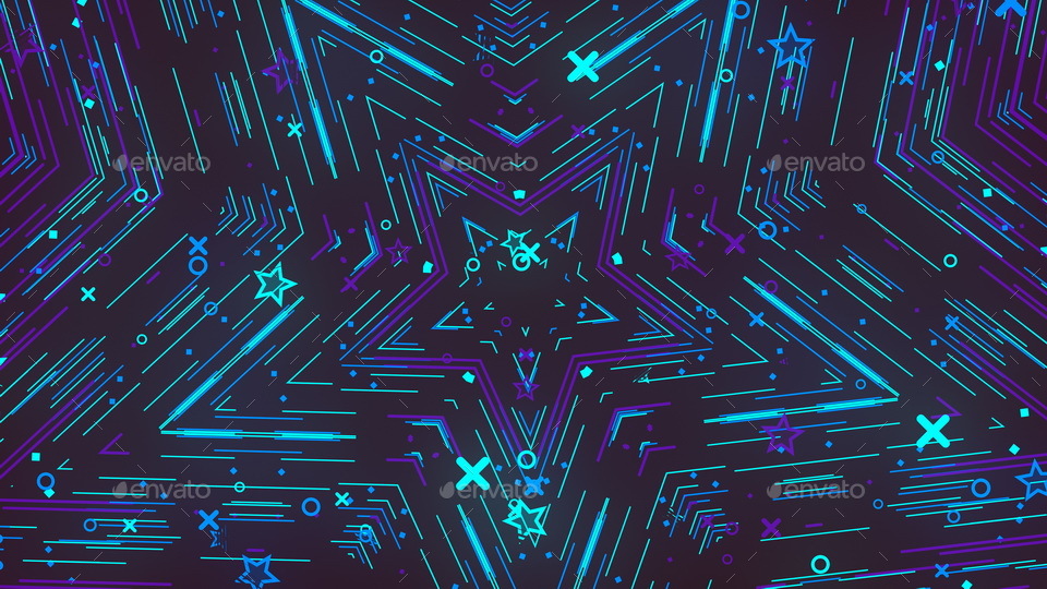 Blue Abstract Star, Graphics | GraphicRiver