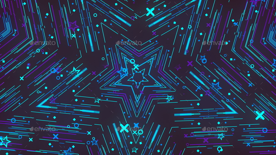 Blue Abstract Star, Graphics | GraphicRiver