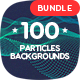 100 Different Particles Backgrounds Bundle, Graphics | GraphicRiver