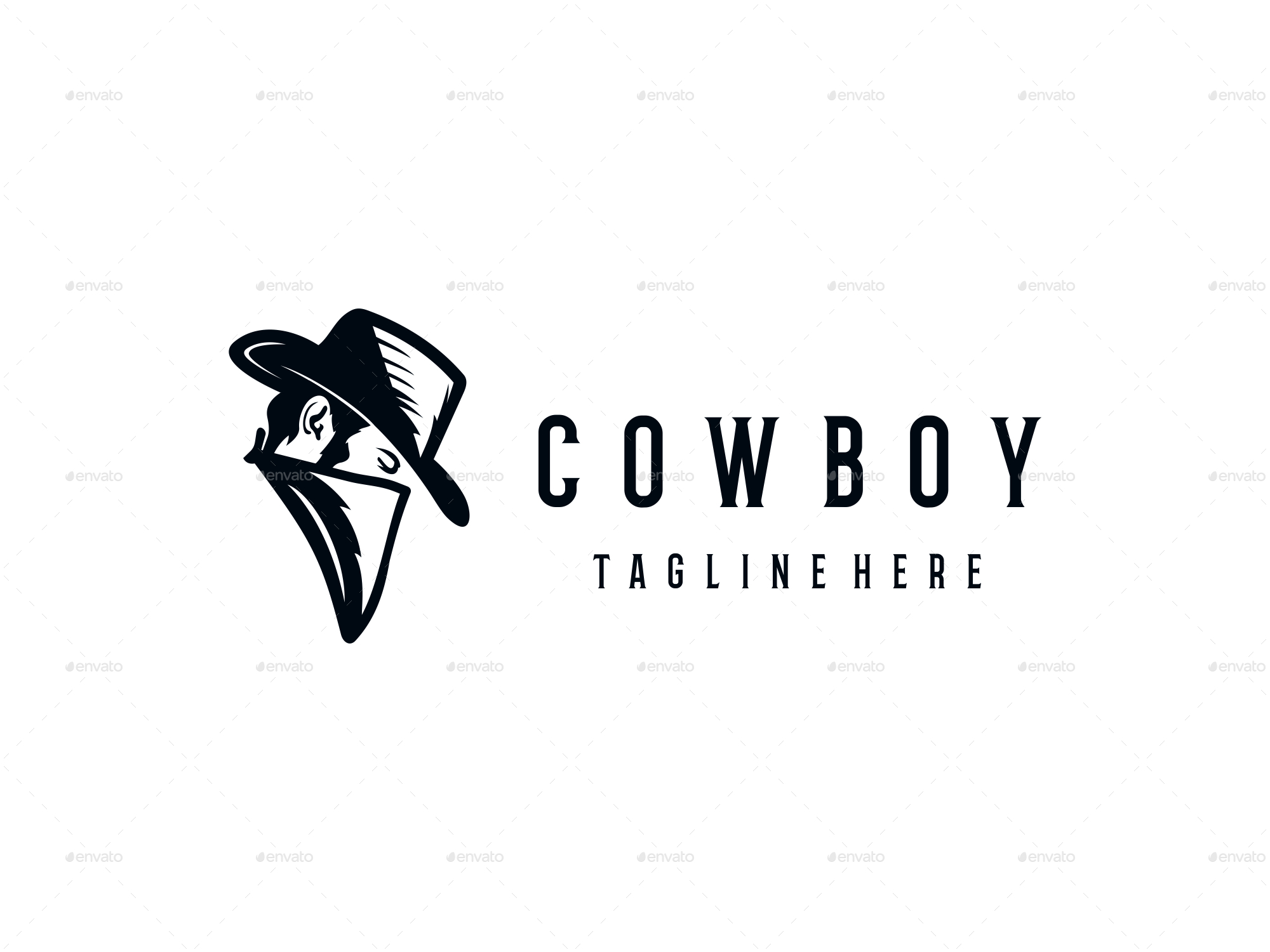 Cowboy Logo, Logo Templates | GraphicRiver