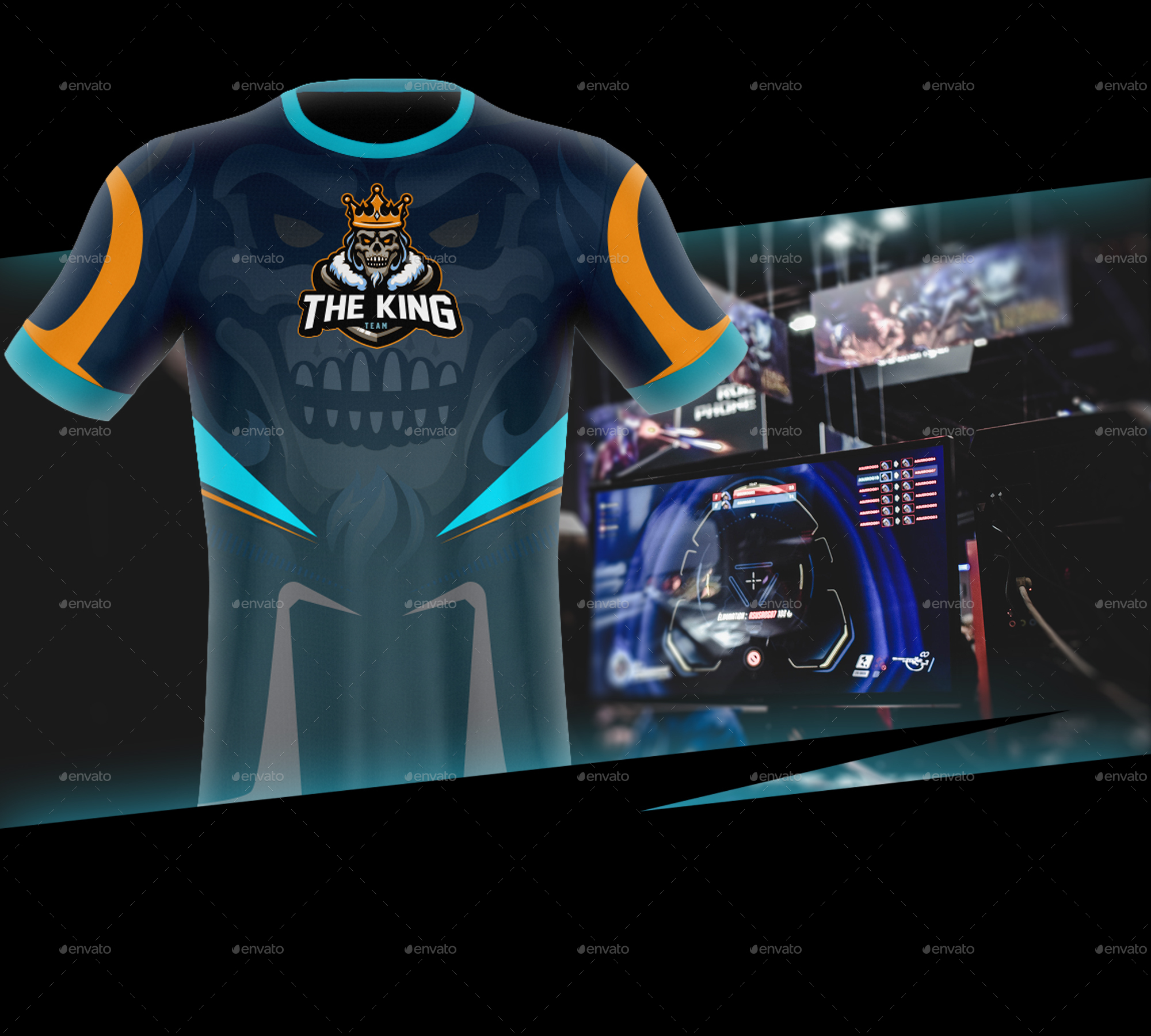 The King Esport Logo, Logo Templates | GraphicRiver
