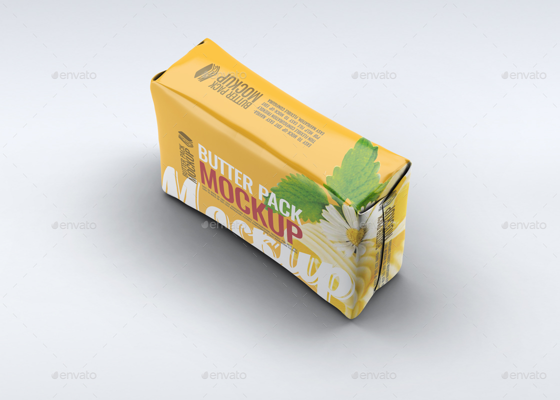 Butter Pack Mock-Up, Graphics | GraphicRiver