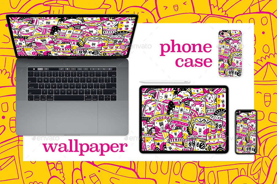 Miami Pattern Illustration, Graphics | GraphicRiver